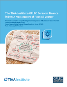 The TIAA Institute-GFLEC Personal Finance Index (P-Fin Index) | Global ...
