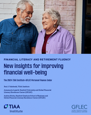The TIAA Institute-GFLEC Personal Finance Index (P-Fin Index) | Global ...