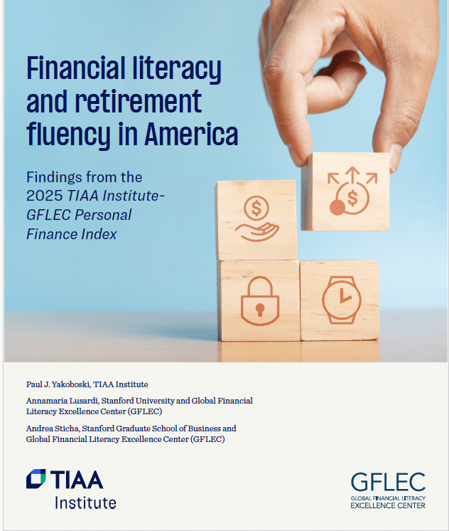 The TIAA Institute-GFLEC Personal Finance Index (P-Fin Index) | Global ...